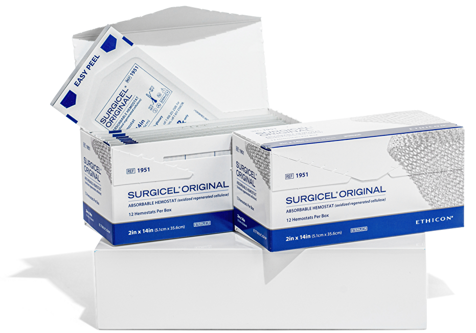 Johnson & Johnson 1953 SURGICEL ABSORBABLE HEMOSTATS, SIZE 2" X 3", BX ...