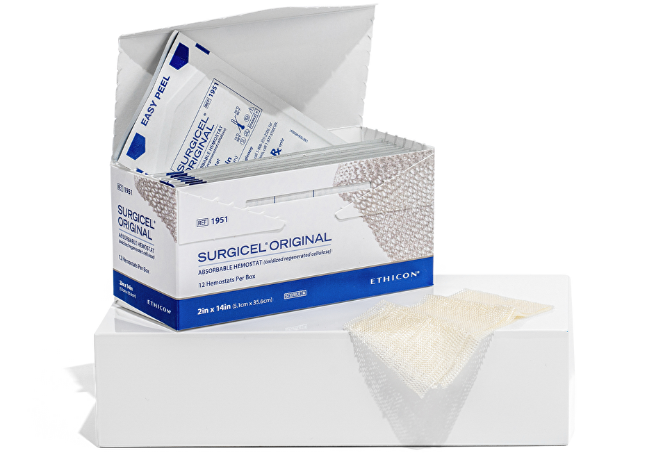 Johnson & Johnson 1953 SURGICEL ABSORBABLE HEMOSTATS, SIZE 2" X 3", BX ...
